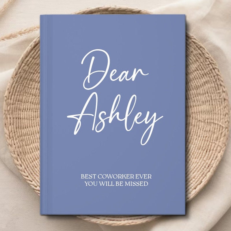 Customized Farewell Book - Etsy