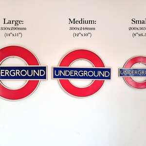 Custom London Underground Sign - Your Text Here - Etsy