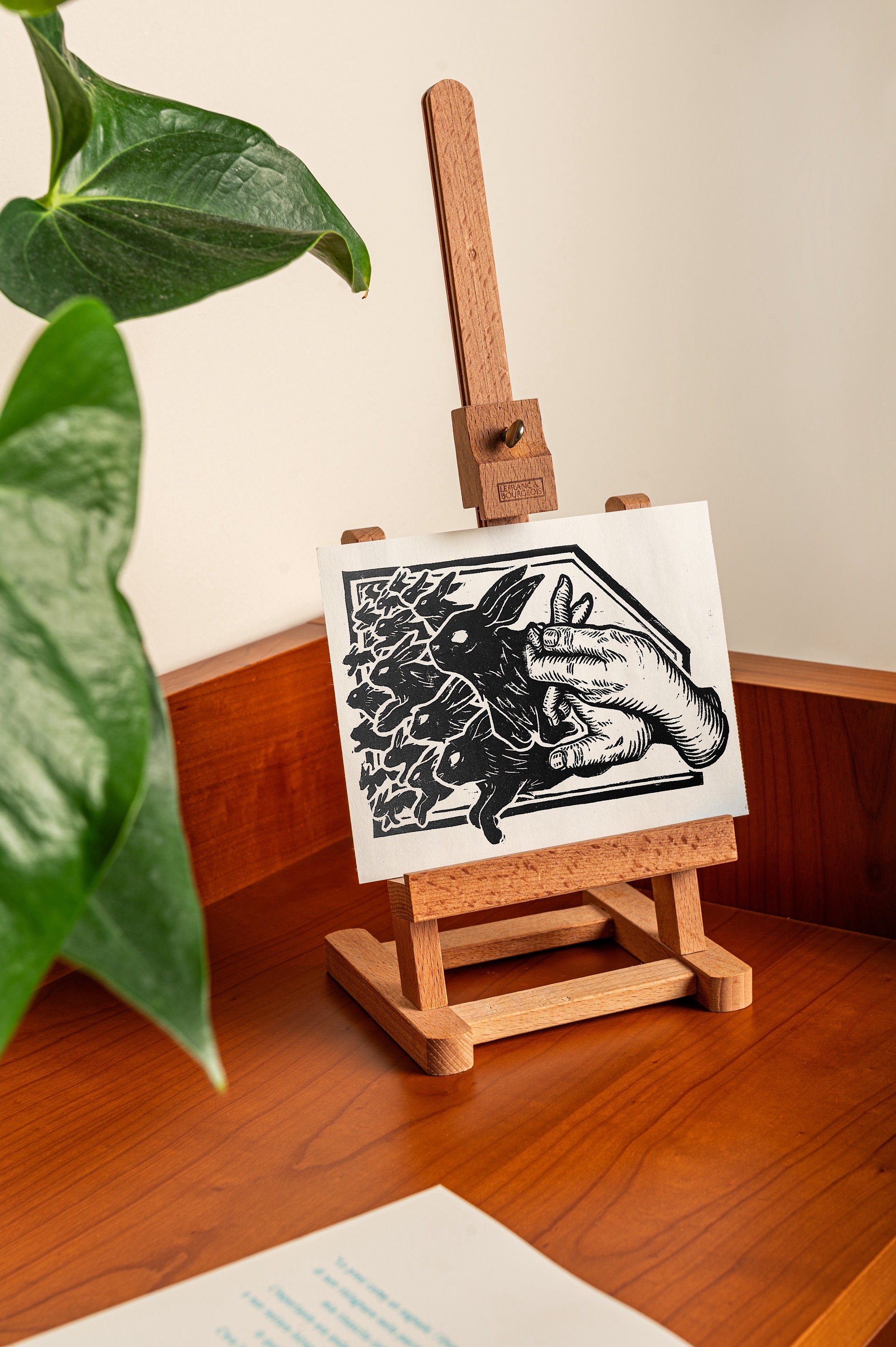 Jujutsu Kaisen Rabbit Escape Shikigami Linocut A5 Print - Etsy