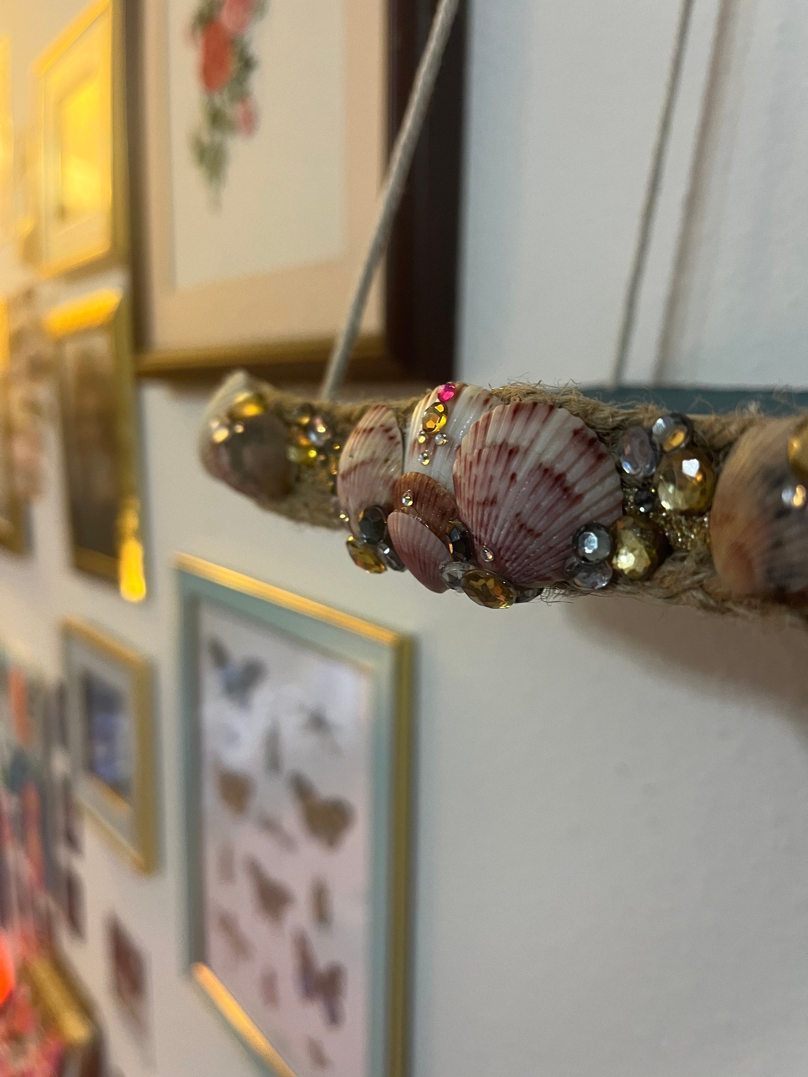 Coastal Mermaid Bejeweled Seashell Boho Wall Shelves 3-pack - Etsy