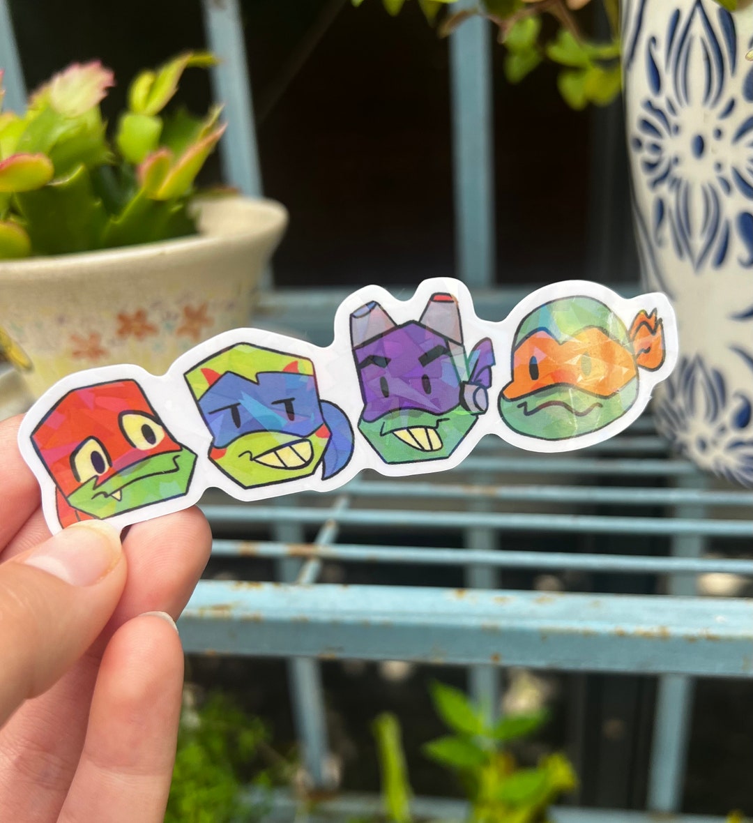 Rottmnt Stickers // Broken Glass Holographic // 4 In - Etsy