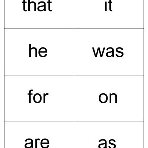 100 Printable Flashcards Fry Sight Words | Prek, Kindergarten, 1st ...