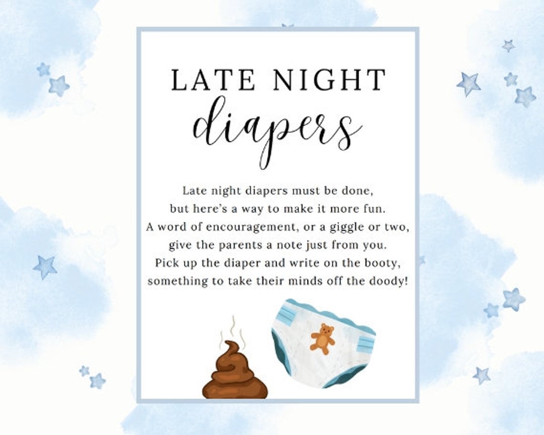 Late Night Diapers Game | Late Night Diapers for Girl and Boy | Diaper ...