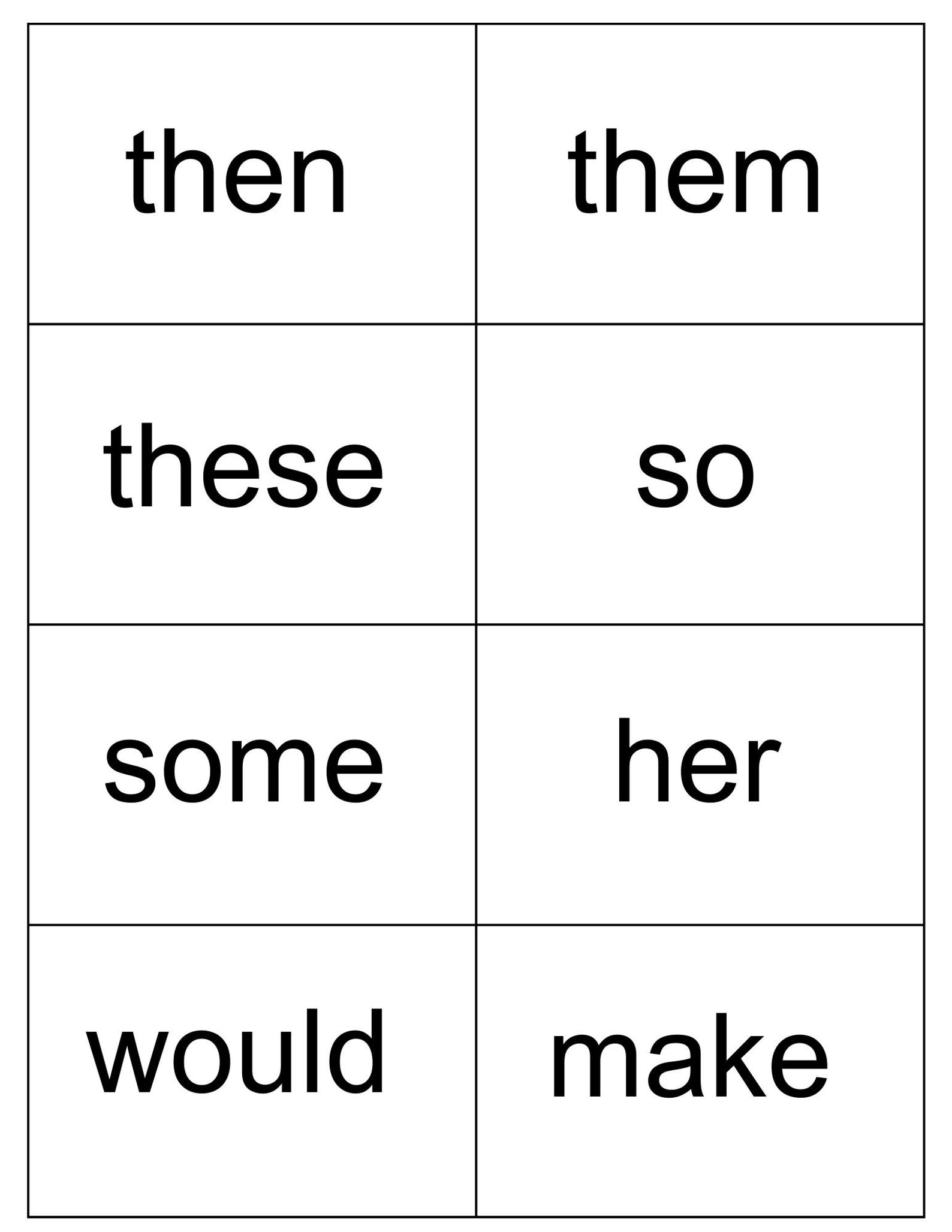 100 Printable Flashcards Fry Sight Words | Prek, Kindergarten, 1st ...