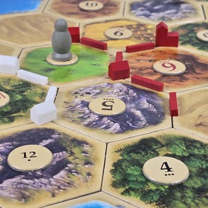 Settlers of Catan Board Game Replacement Pieces | 6 Color Options ...