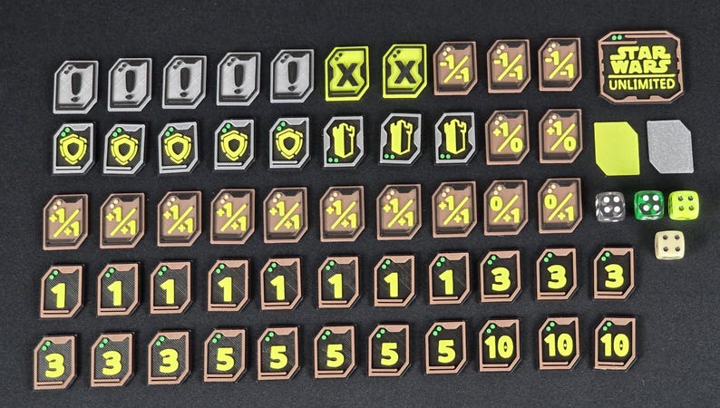 Star Wars Unlimited Token Set and Token Box: Yoda - Etsy