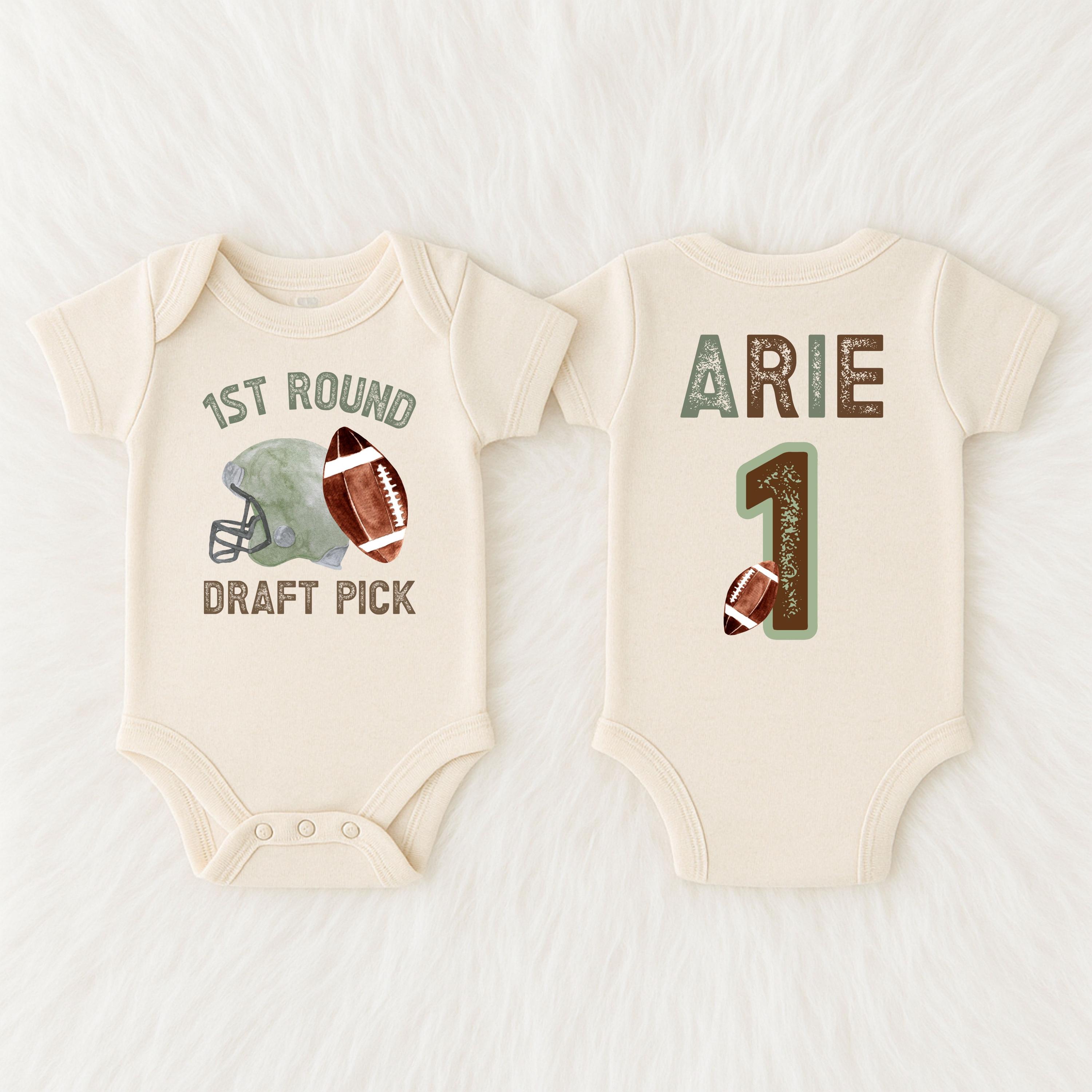 First Round Draft Pick 1st Birthday Outfit: Football Family Matching ...