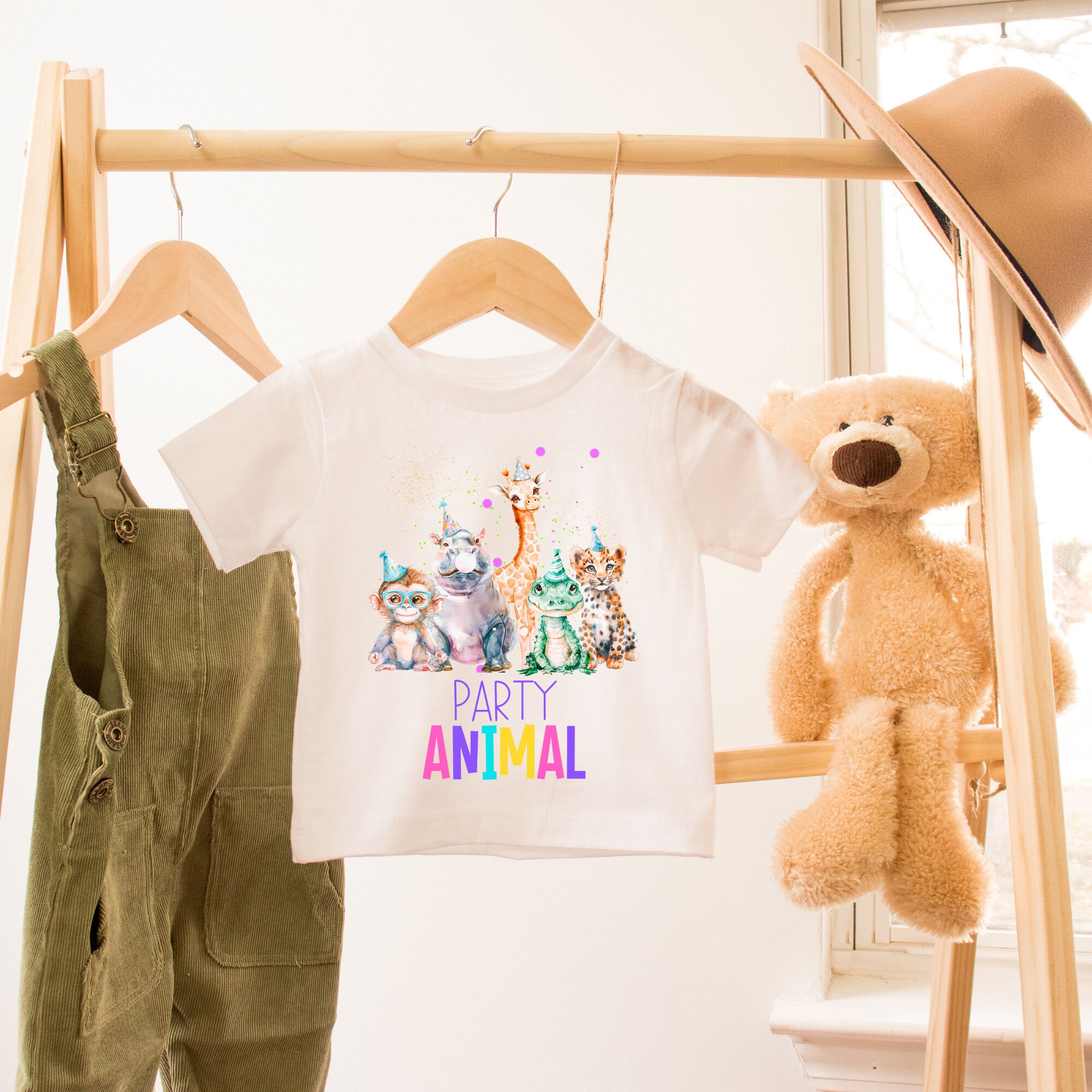 Zoo Animals Birthday Party Shirt: 'party Animal' Tee - Etsy