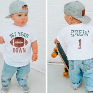 1st Year Down, First Birthday Boy, 1st Birthday, Football Birthday ...