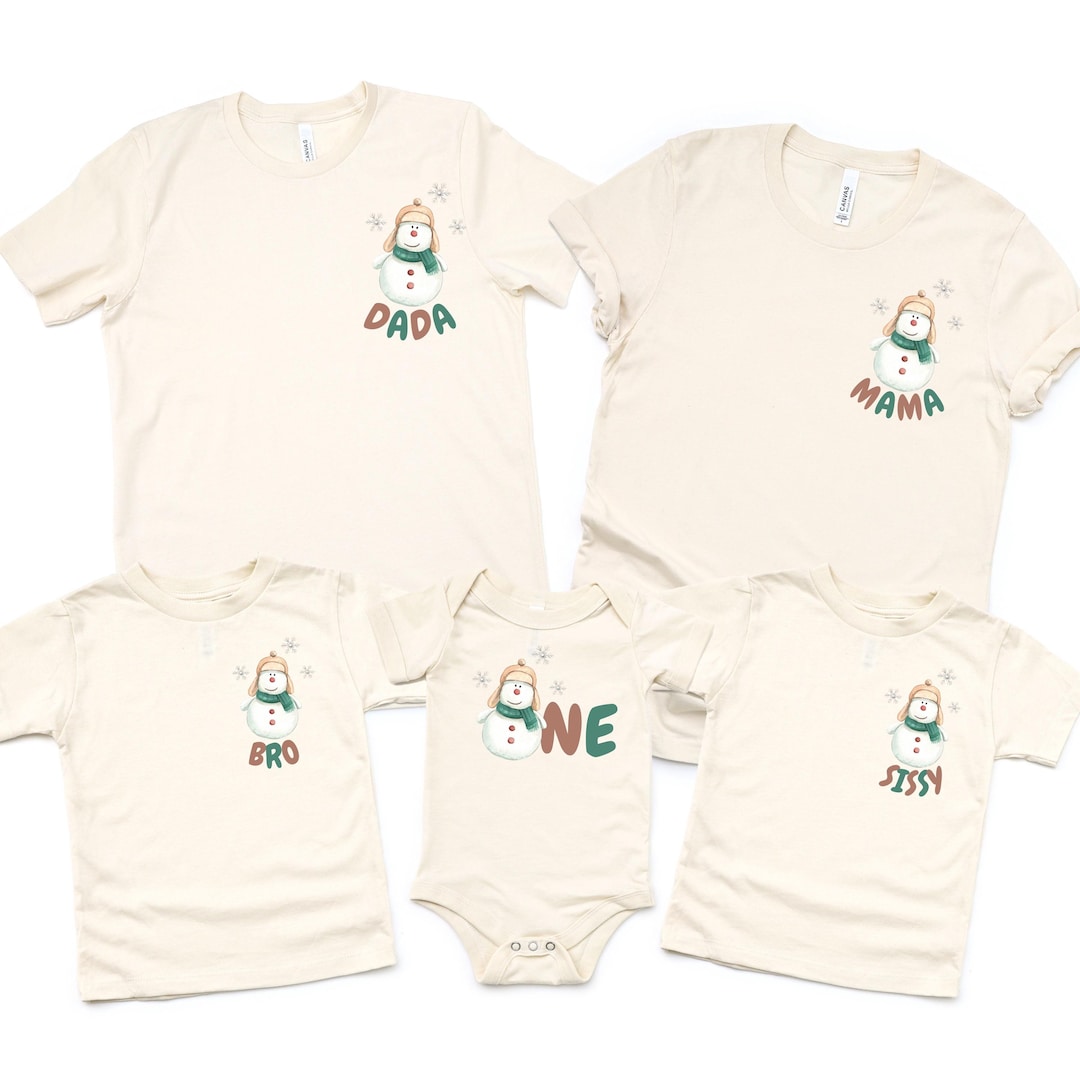 Snowman First Birthday Shirt • Winter Birthday Outfit Boy Baby Toddler ...