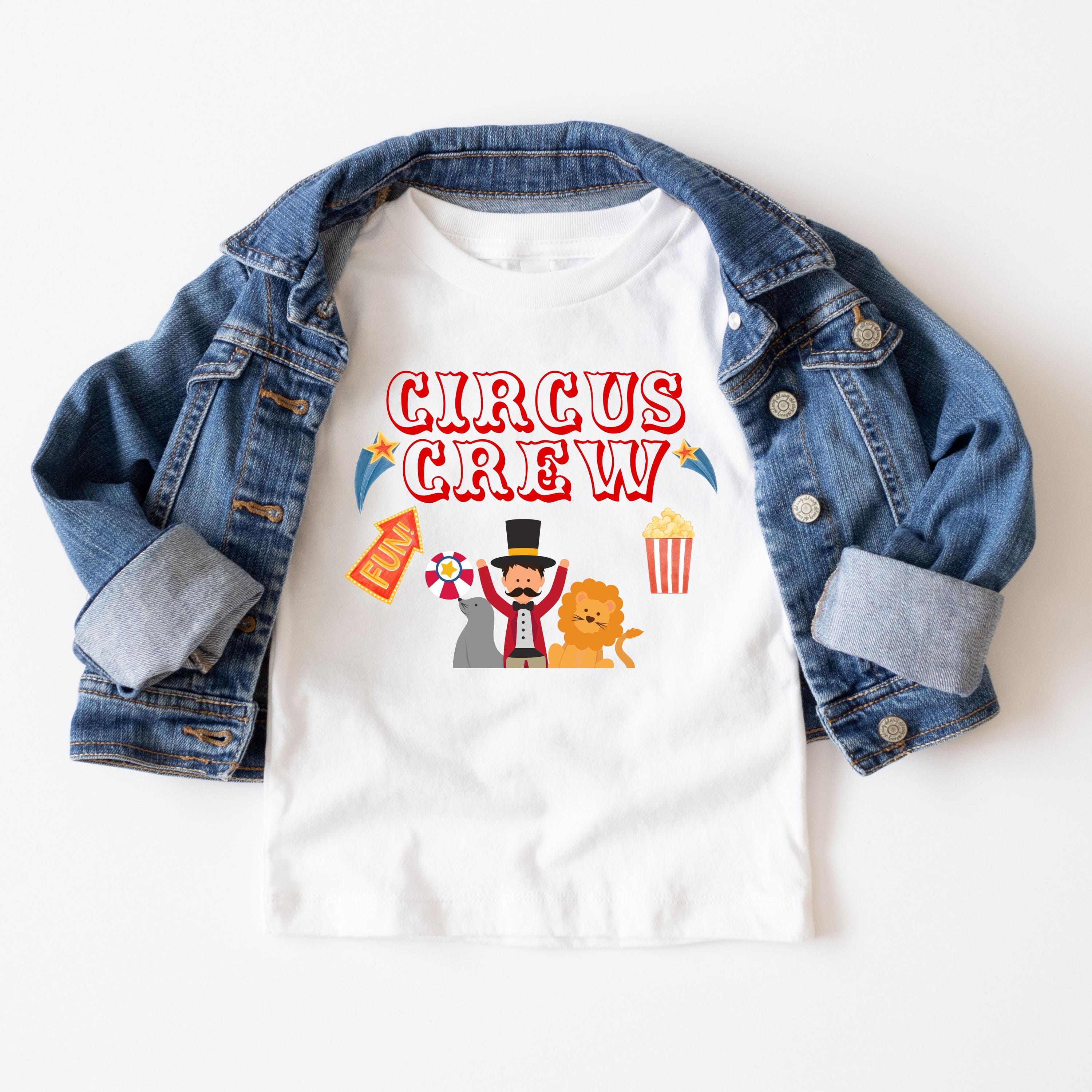 Personalized Circus Birthday Shirt: Vintage Carnival Family Tees - Etsy