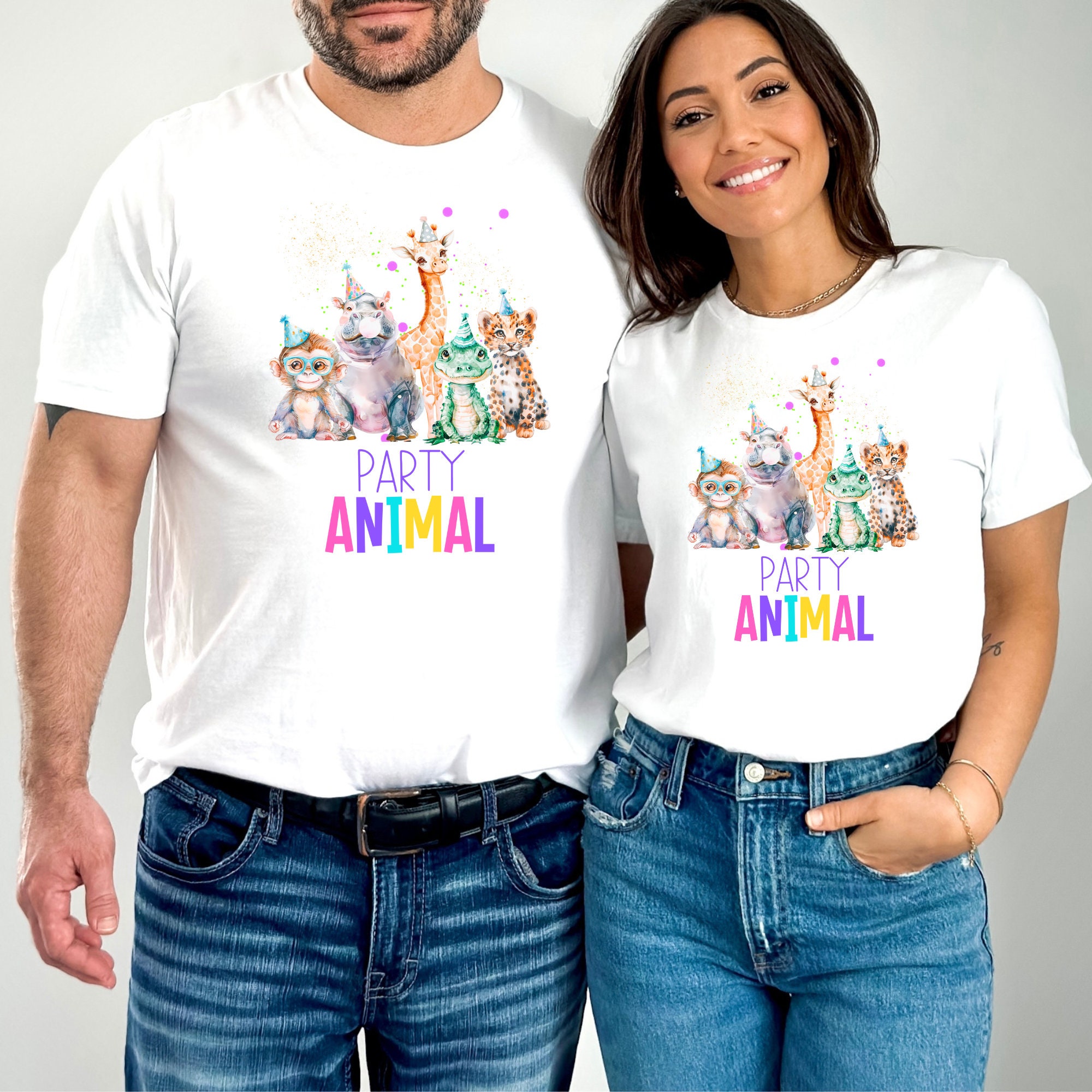 Zoo Animals Birthday Party Shirt: 'party Animal' Tee - Etsy