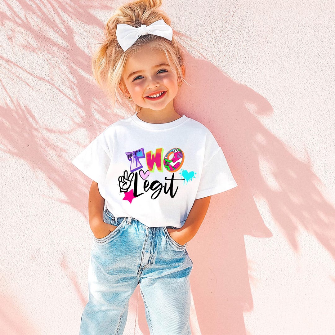Two Legit Shirt, Two Year Old Shirt, 2nd Birthday Shirt, 2nd Birthday ...