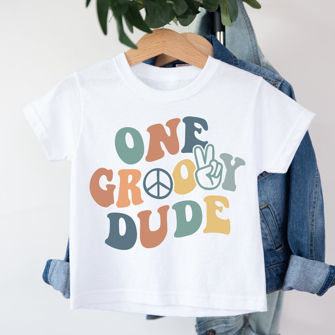 One Groovy Dude Birthday Shirt: Matching Family Outfit - Etsy