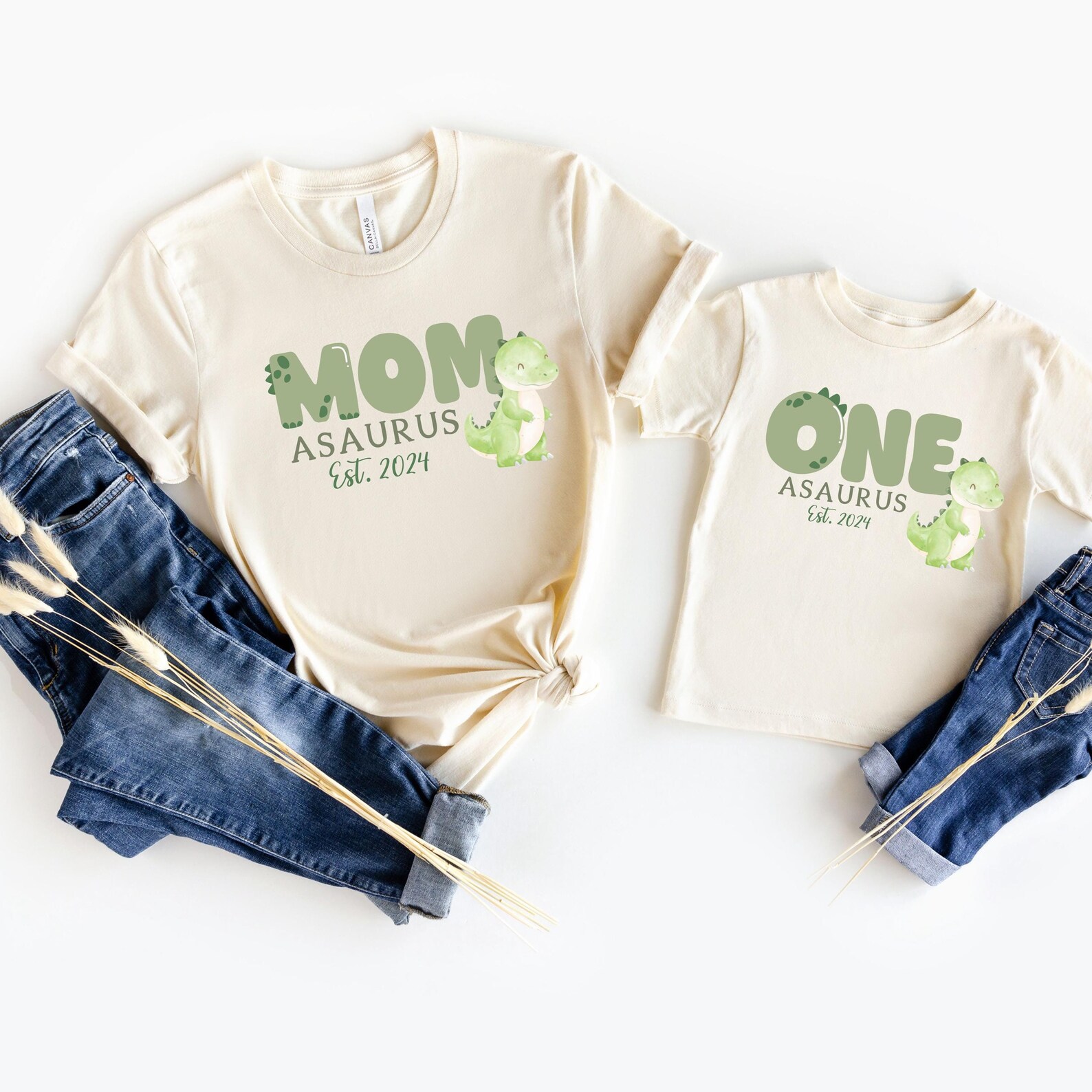 Oneasaurus Dinosaur First Birthday Matching Family Shirts - Etsy