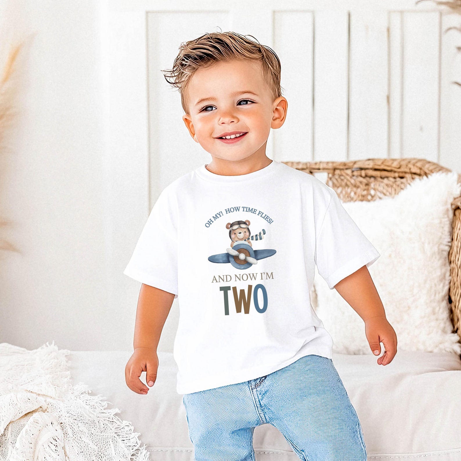 Time Flies Airplane Birthday Shirt: Pilot Theme Party, Custom Name - Etsy