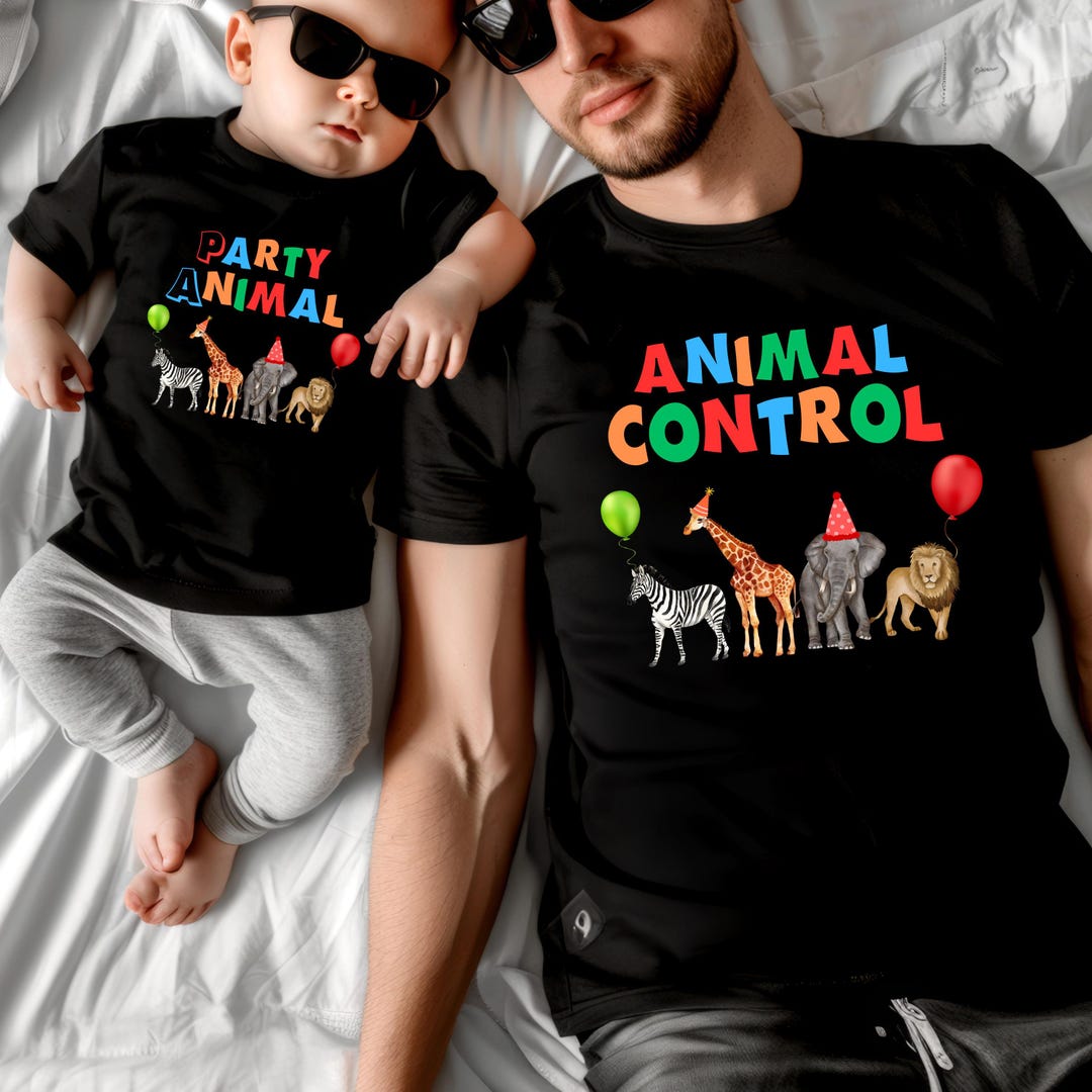 Party Animal Birthday Shirt, Zoo Animals Birthday, Birthday Matching ...