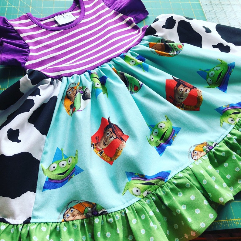Toy Story Dress Disney Dress Toddler Girls Disney Outfit | Etsy