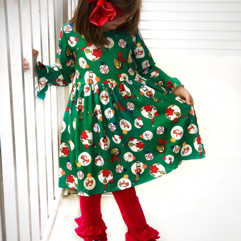 Girls Holiday Dress - Etsy