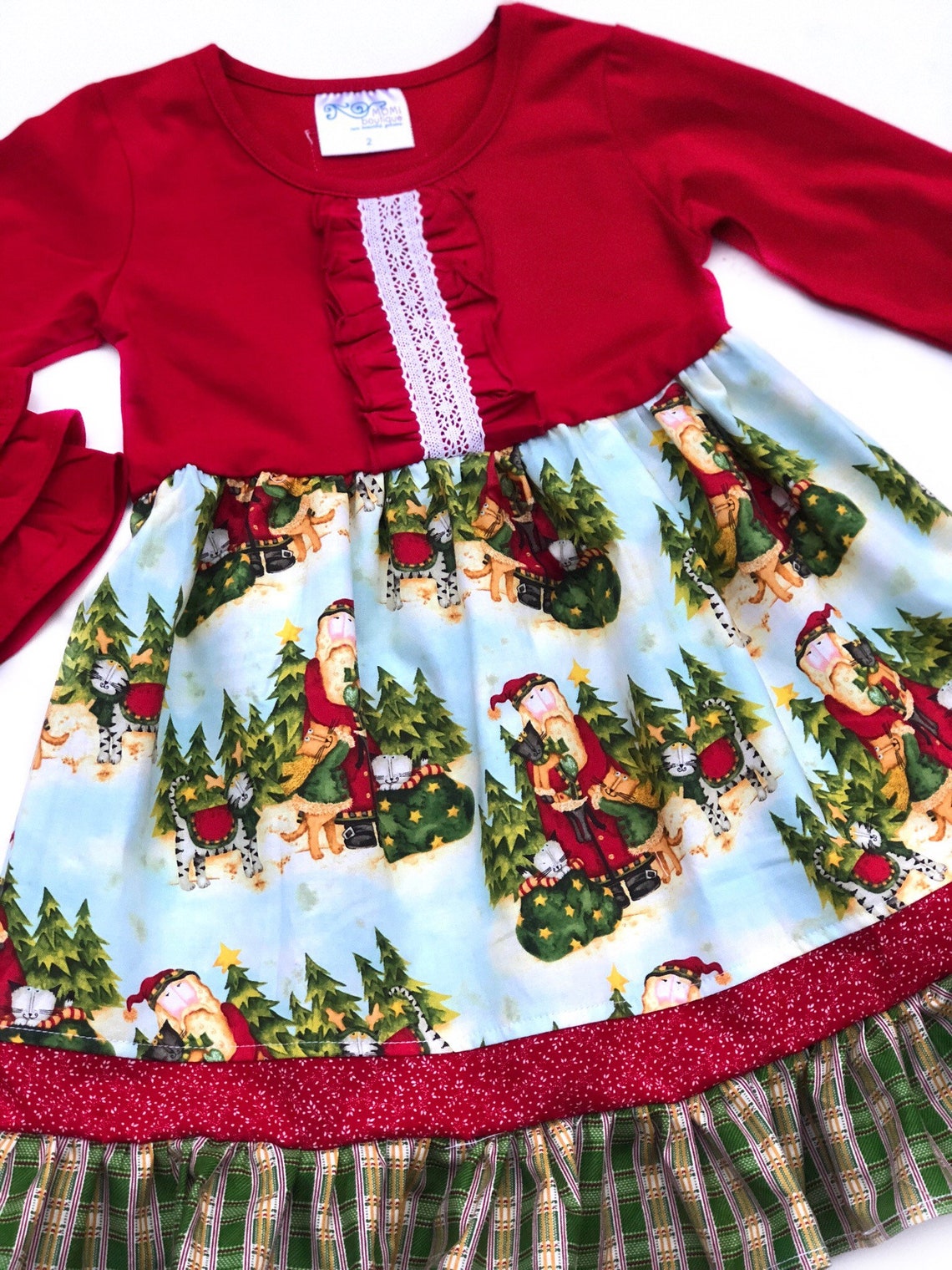Santa Claus Dress Girls Santa Dress Toddler Christmas - Etsy