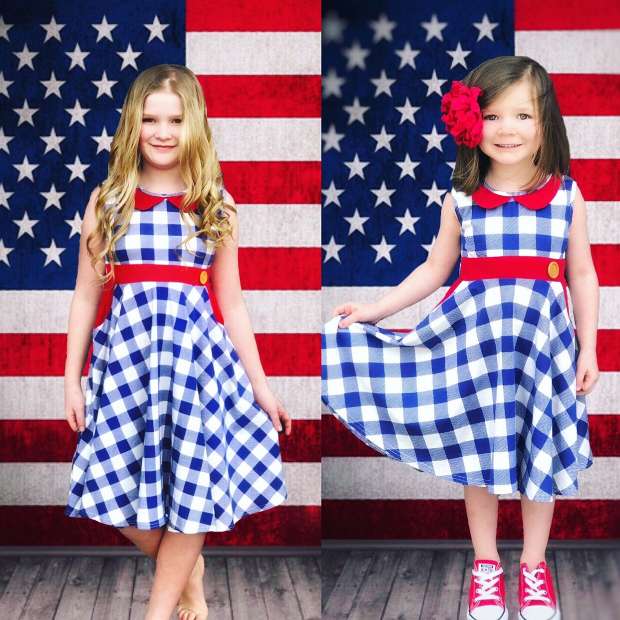 Girls Back to School Dress buffalo Plaid Dress Kindergarten | Etsy