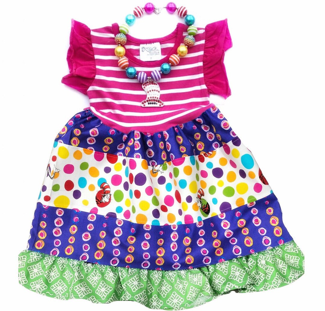 The Cat Dress, Library Outfit for Girls, School Cat Outfit, Book Theme ...