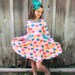 Girls Pumpkin Dress, Pink October Dress, Thanksgiving Dress, Pink ...