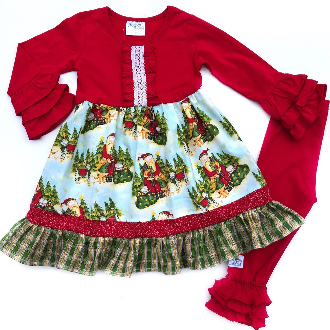 Santa Claus Dress Girls Santa Dress Toddler Christmas - Etsy