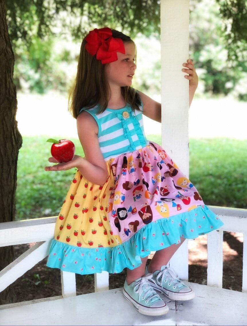 Back to school dress girls school dress First day of | Etsy