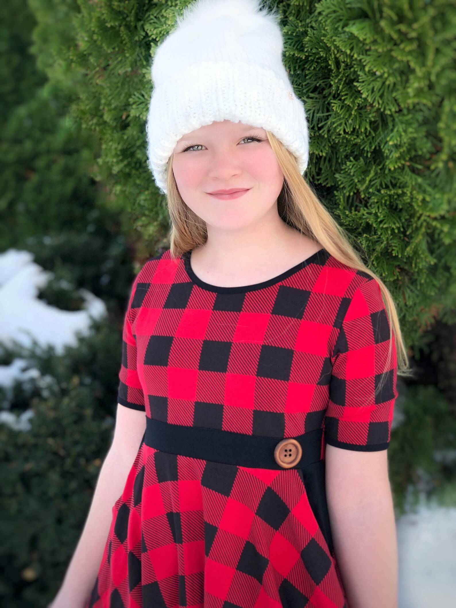 Buffalo Plaid Dress Girls Plaid Dress Plaid Christmas Dress - Etsy