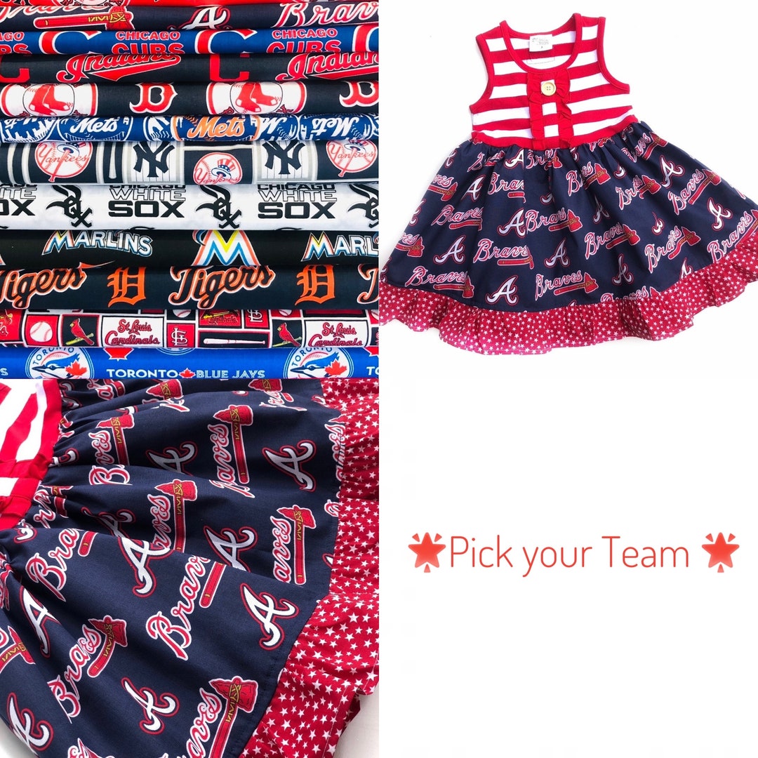 Girls Baseball Dress Gift for Girls MLB Dress, Cubs Dress, Toddler Gift ...