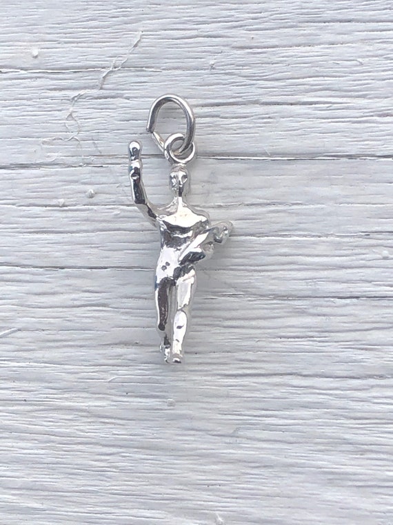 sterling silver olympic torch - Gem