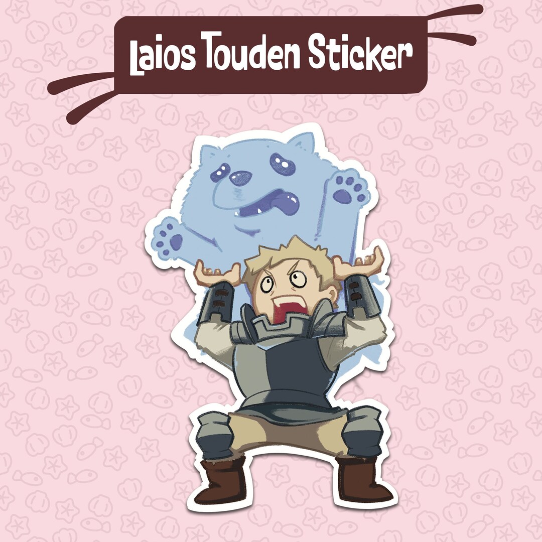 Laios Dog Sticker | Anime | Funny | Cute Kawaii for Bullet Journal ...