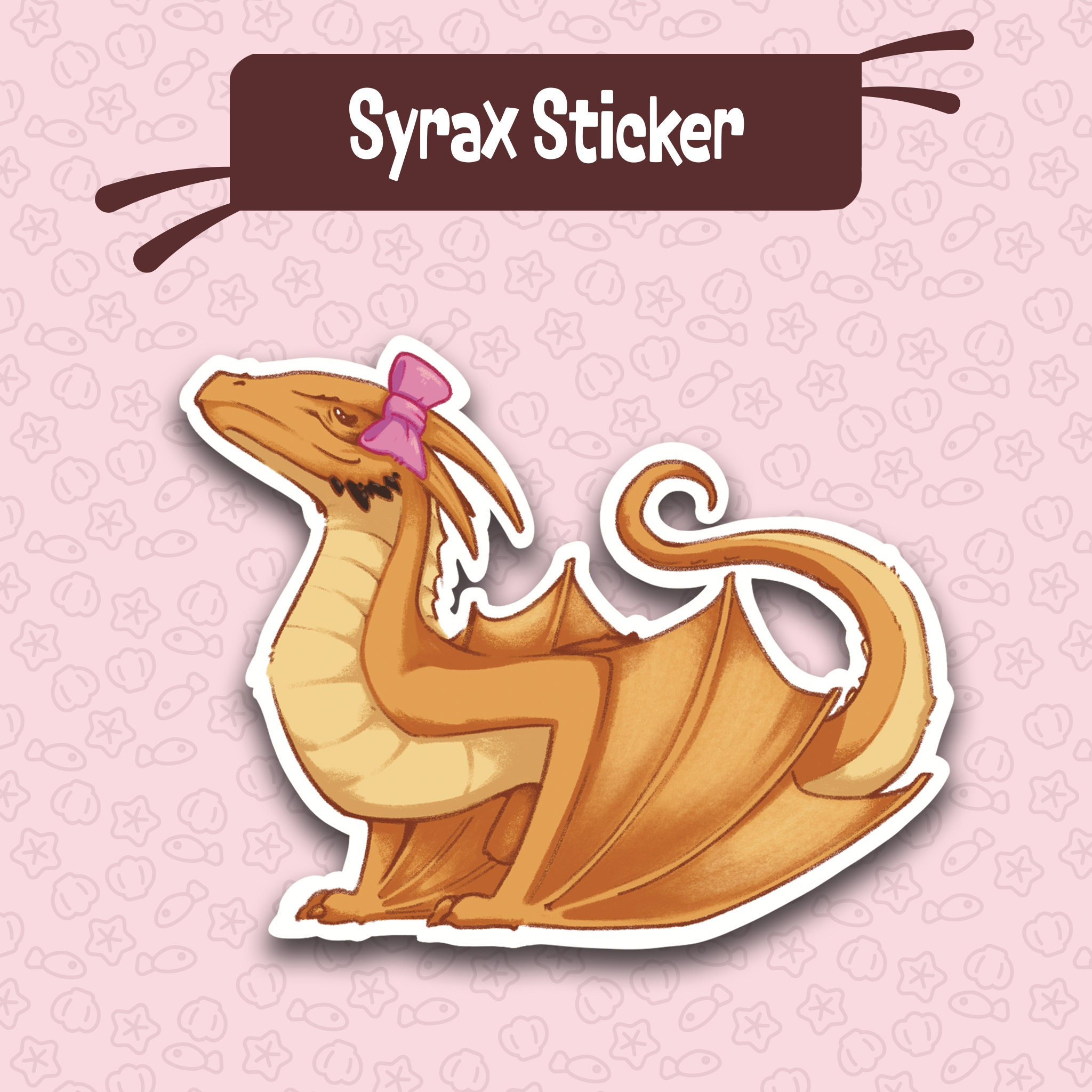 Syrax House of the Dragon Sticker Funny Cute Kawaii for Bullet Journal ...