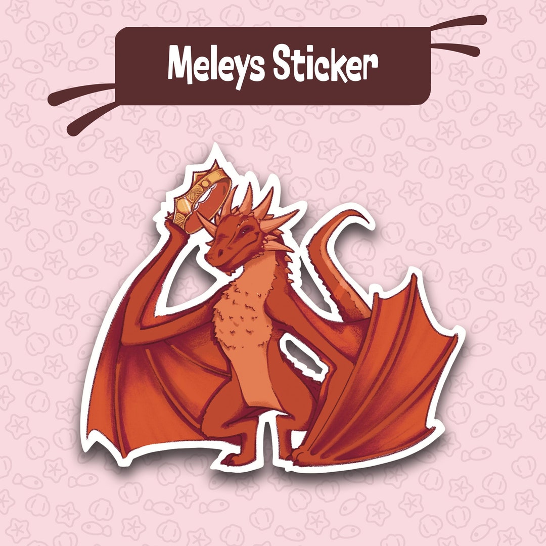 Meleys House of the Dragon Sticker | Funny | Cute Kawaii for Bullet ...