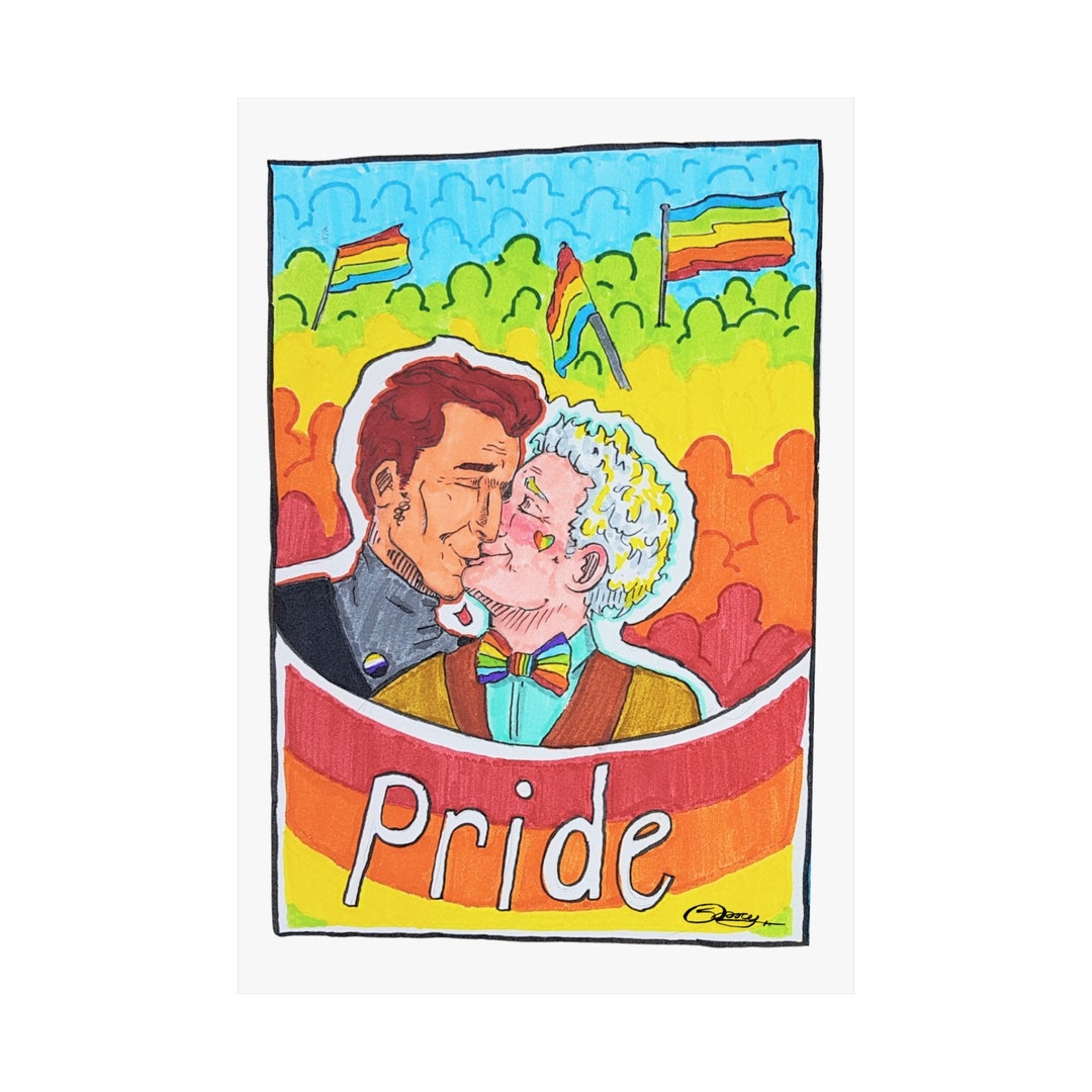 PRIDE - 50_shades_of_octarine Good Omens Art Print - Etsy