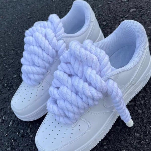 Air force 1 cordones gordos - Etsy España