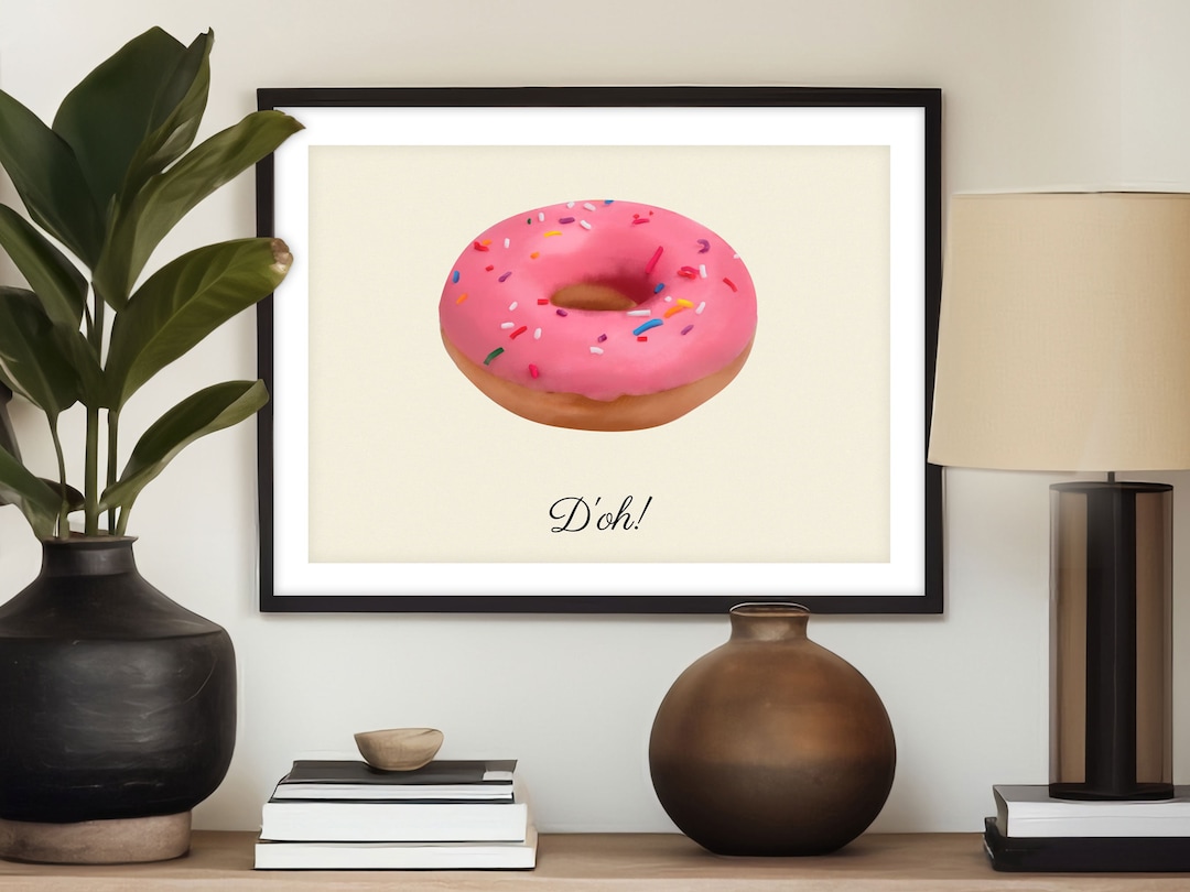 Framed the Simpsons Wall Art | Poster | Print | Quote | 12″×16″ | 18″× ...