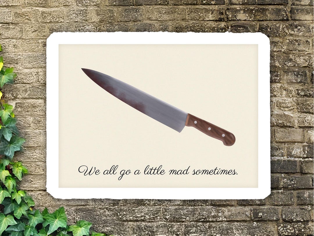 Psycho Wall Art | Poster | Print | Quote | 12″×16″ | 18″×24″ - Etsy