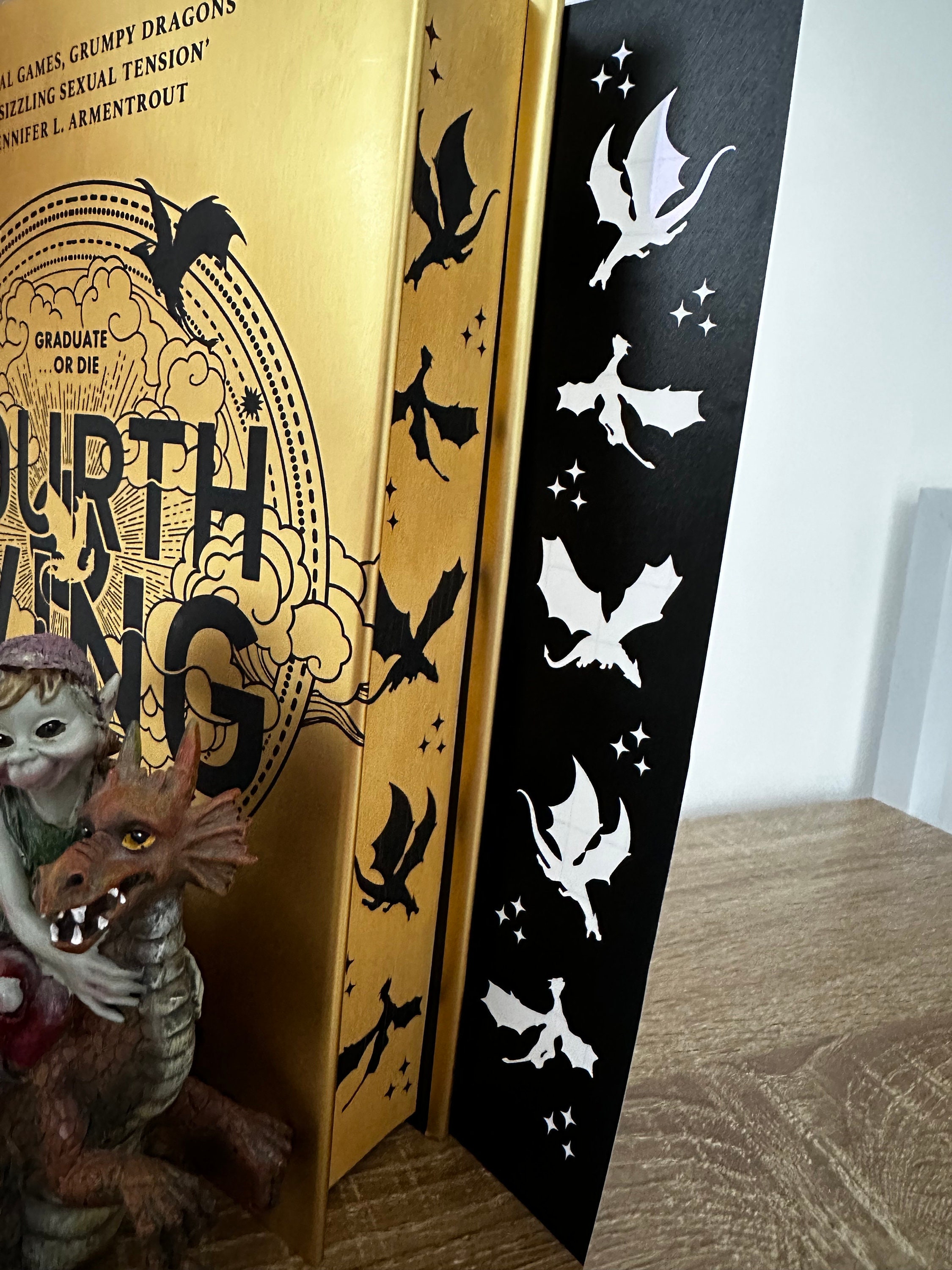 Book Stencil for Unique Stenciled Edge - Dragons&stars (rebecca Yarros ...