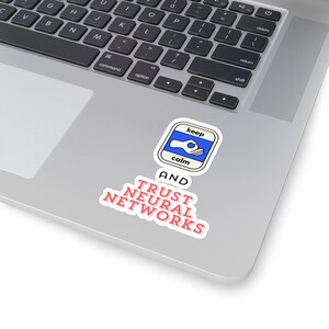 Machine Learning Funny Sticker Decal, Data Scientist, Laptop Stickers ...