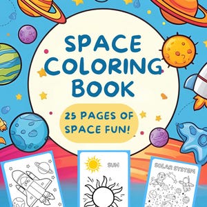 Printable Space Coloring Pages for Kids –25 Printable,fun & Educational ...