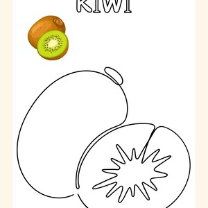 Fruits Coloring Pages for Kids – 23 Printable,fun ,creative ...