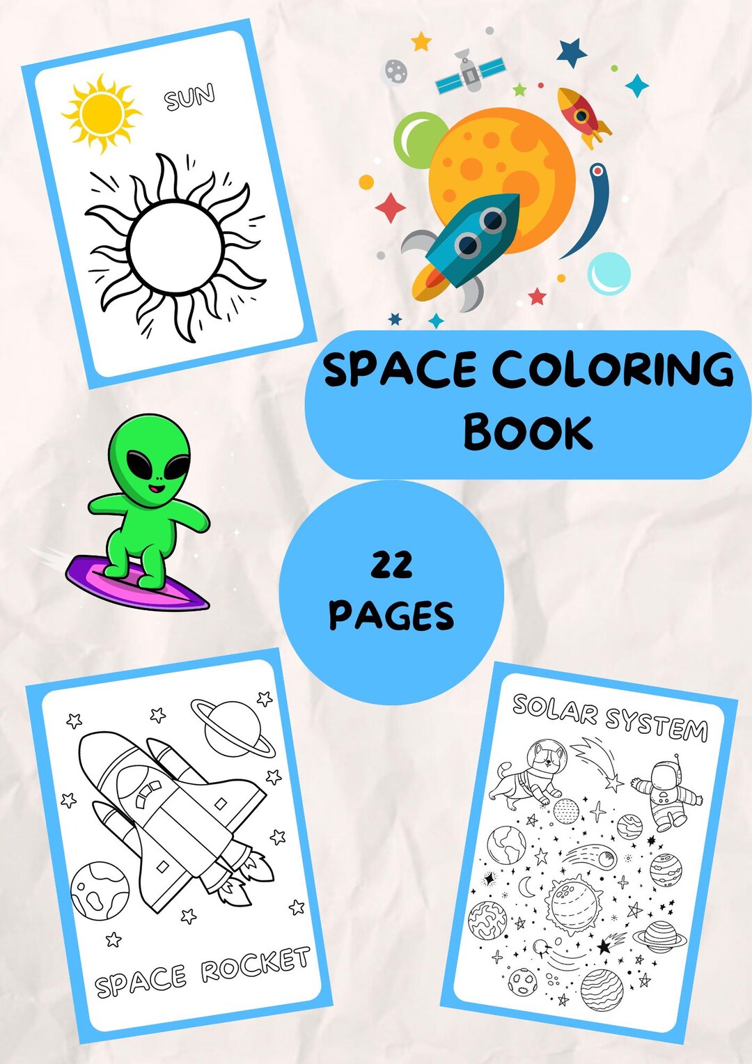 Printable Space Coloring Pages for Kids – 22 Printable,fun ...