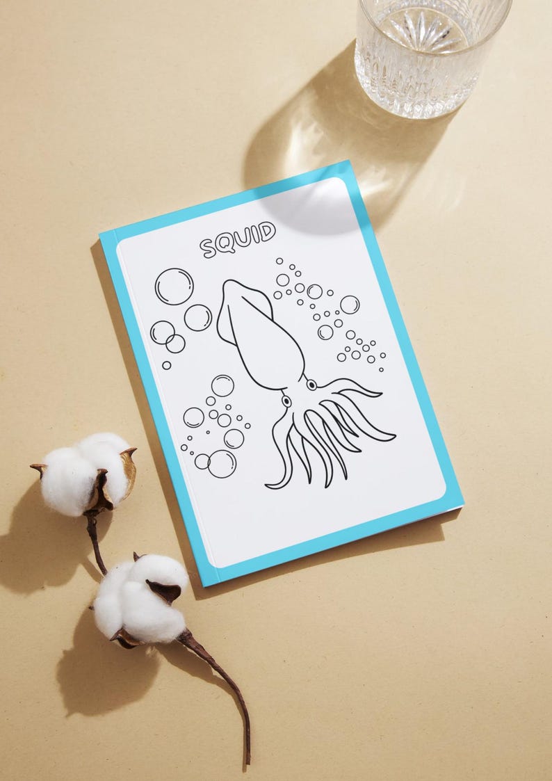 Sea Animals Coloring Pages for Kids –24 Printable, Fun & Educational ...