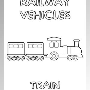 Vehicles Coloring Pages for Kids – 30 Printable, Easy Transportation ...