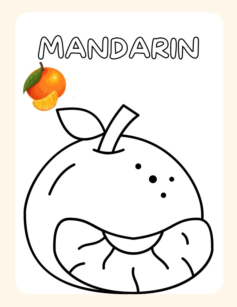 Fruits Coloring Pages for Kids – 23 Printable,fun ,creative ...