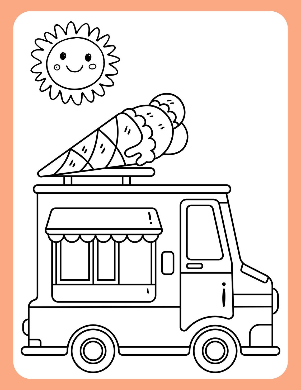 Summer Coloring Pages for Kids – 24 Printable, Creative,fun and Simple ...