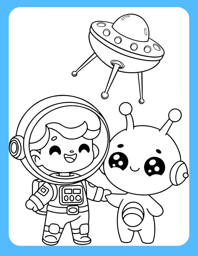 Printable Space Coloring Pages for Kids –25 Printable,fun & Educational ...