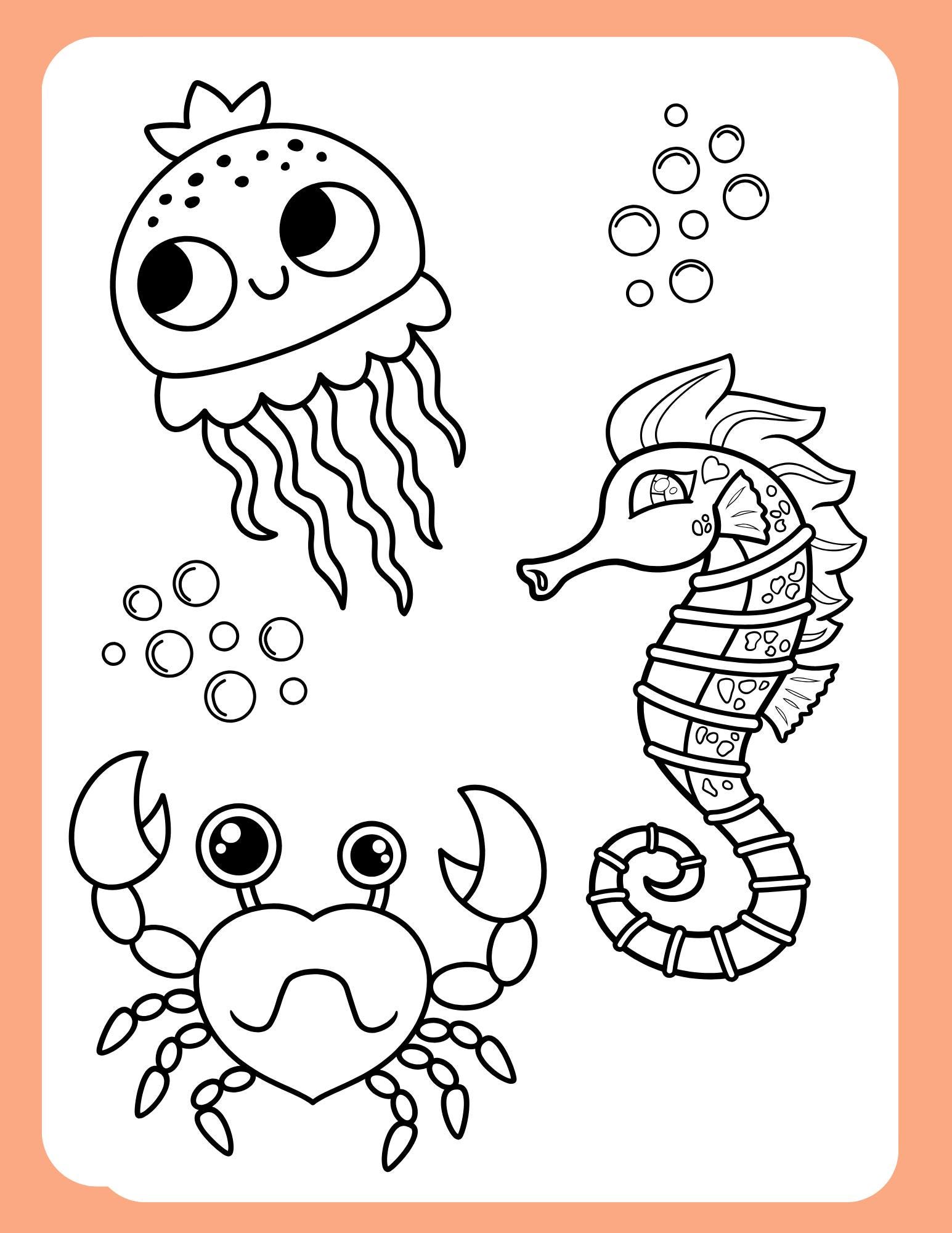 Summer Coloring Pages for Kids – 24 Printable, Creative,fun and Simple ...